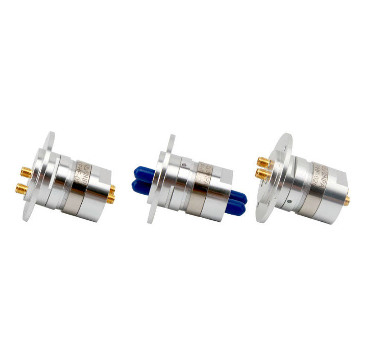 Single-Channel Slip Ring with High Frequency Small Coaxial Rotary Joint for Vehicle Turrets