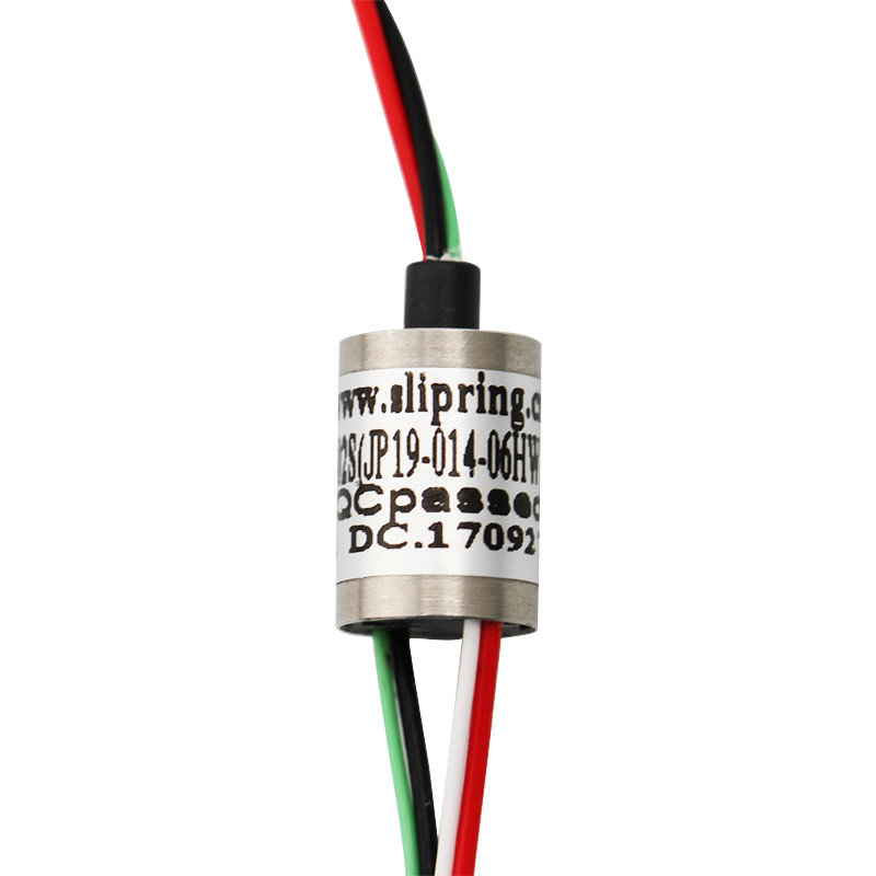 Super Miniature Slip Ring,0~300rpm 2 circuits*3A 35MΩ IP54,for Take-up Device