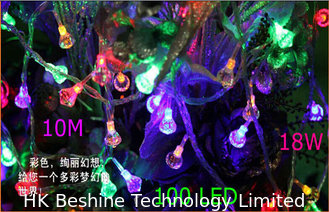100 Bulbs 18 Watt Outdoor LED String Lights Warm White , LED Globe String Lights