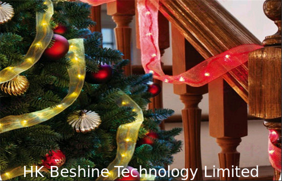 Wedding Decoration Micro Led Yellow String Lights Battery Operated Led Ribbon Fairy Lights