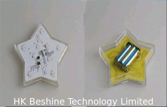Wedding Electroluminescent Products Five Pointed Star Shape Led Decoration Light