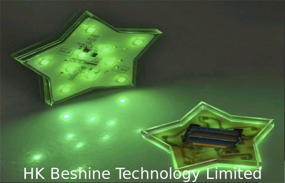 Wedding Electroluminescent Products Five Pointed Star Shape Led Decoration Light