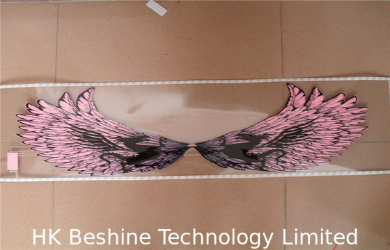 Personalized EL Car Sticker Equalizer 50x25cm , Music Rhythm Eagle LED Flash Light Lamp