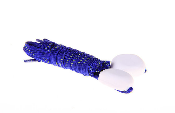 Running Sports Nylon Webbing Flash LED Light Shoelaces , Light Pink Blue Red Shoe Laces