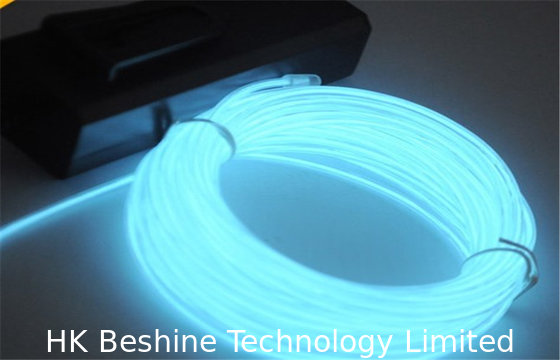 Glow EL Lighting Wire With 2.3mm Diameter , Flexible Neon Light