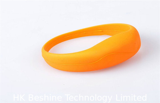 Rubber Shake Activated Motion Sensor Wristband With LED Lighting