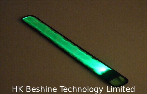 Show Nylon LED Light Up Bracelets Flashing Armband ultra bright