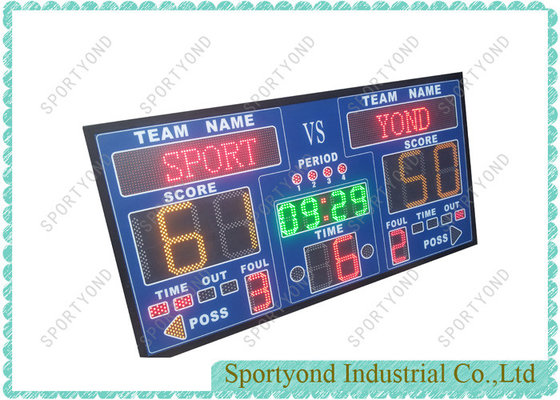 Portable Led Digital College Sports Scoreboard And Basketball Shot Clock
