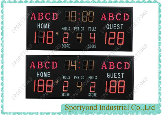 Electronic High School Basketball Scoreboard With Single Face Led Digital Display
