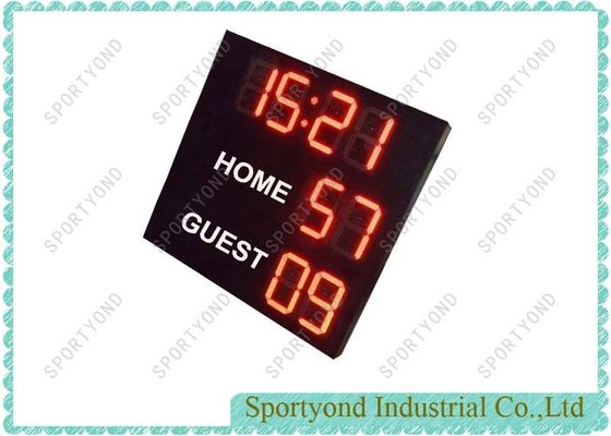 Wireless Electronic Football Scoreboard , Led Soccer Game Score Board AC 100V - 240V