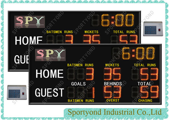 Electronic Live Cricket World Cup Scoreboard Sports , Digital LED Scoring Board