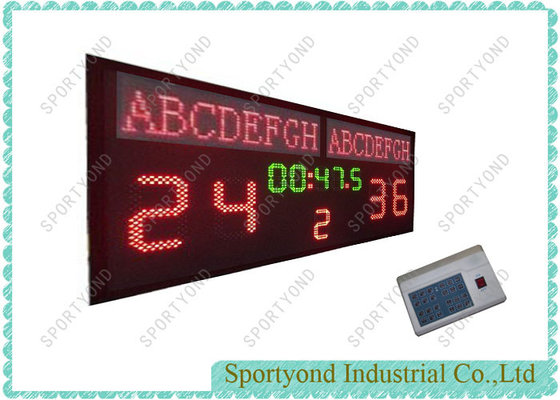 Sports Led Digital Scoreboard For Handball , Low Energy Long Life Led