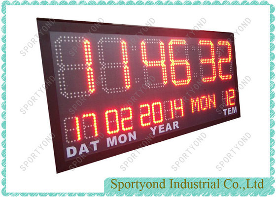 Temperature Date Led Digital Clock Display