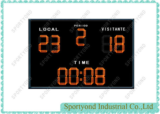 Ultra Bright Red LED Electronic Scoreboard With Shot Clock For Water Polo Club