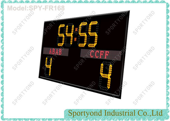 Portable Electronic Football Scoreboard , 110V 240V Indoor Futsal Scoring Display