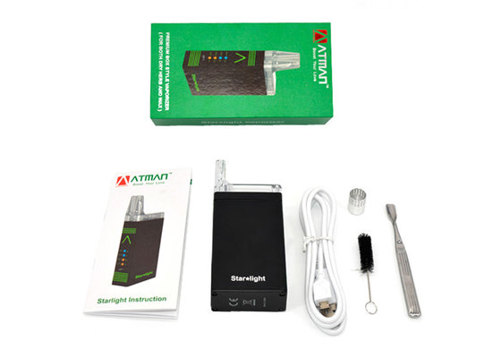 Stock Offer Electronic Dry Herb Vaporizer Atman Starlight Box Style Black Color
