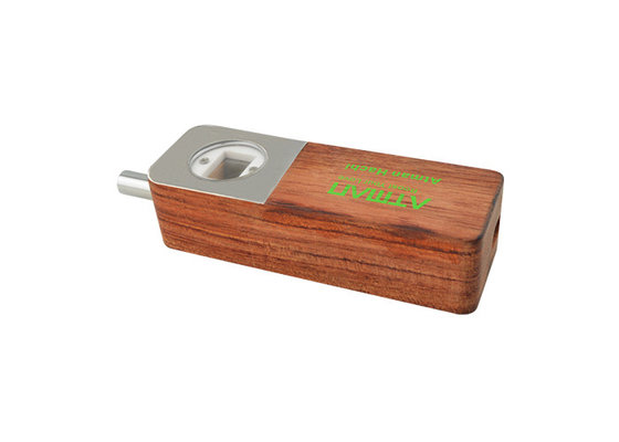 Crystal Glass Window Atman Hachi Portable Vaporizer Original Brazilian Rosewood Vaporizer