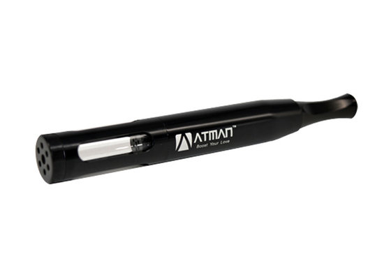 Black Color Twisty Glass Pipe 130g Weight Eco - Friendly Aluminum Material