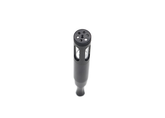 Black Color Twisty Glass Pipe 130g Weight Eco - Friendly Aluminum Material