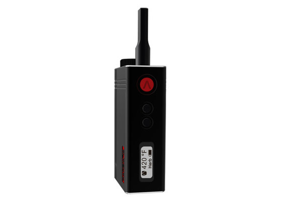 Atman Almighty V2 Dry Herb Vaporizer Black Color With A Small Grinder