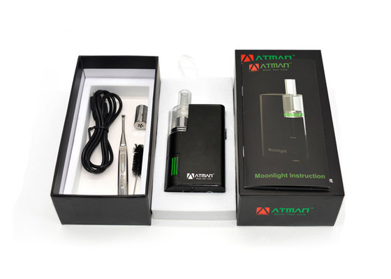 Box Style Atman Moonlight Vaporizer Adjust Wattage Stainless Steel Chamber Material