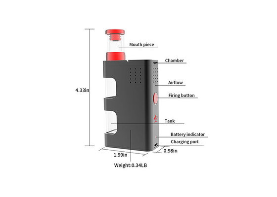 Aluminum Material Atman Nereus E - Water Pipe With Water Filtration Function