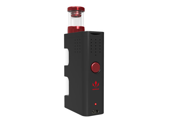 Black Color Desktop Dry Herb Vaporizer / Atman Nereus E - Water Pipe