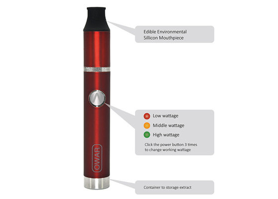 Silicone Mouthpiece Atman Owar Wax Vaporizer With 1100mah Battery Capacity