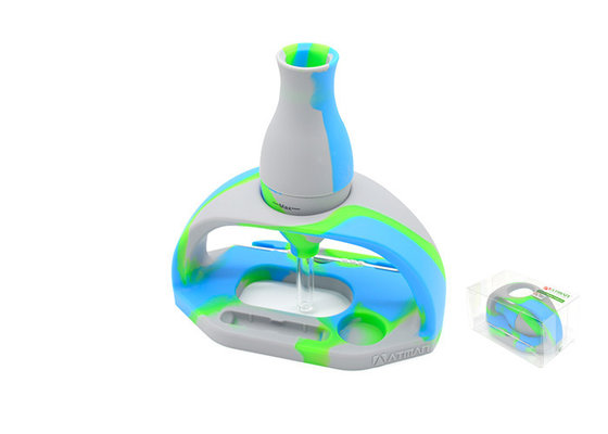 Atman WG22 Smoking Water Pipe Removable Quartz Nail Rainbow Sharp Design