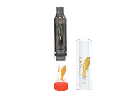King Goldenfish Twisty Glass Pipe / Glass Smoking Pipe Ergonomic Design