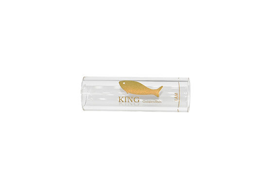 King Goldenfish Twisty Glass Pipe / Glass Smoking Pipe Ergonomic Design