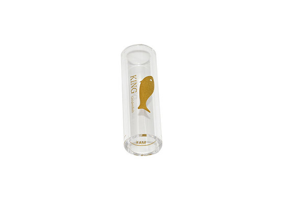 King Goldenfish Twisty Glass Pipe / Glass Smoking Pipe Ergonomic Design