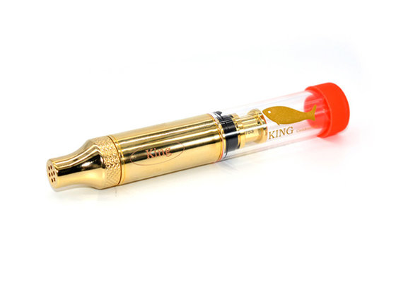 King Goldenfish Twisty Glass Pipe / Glass Smoking Pipe Ergonomic Design