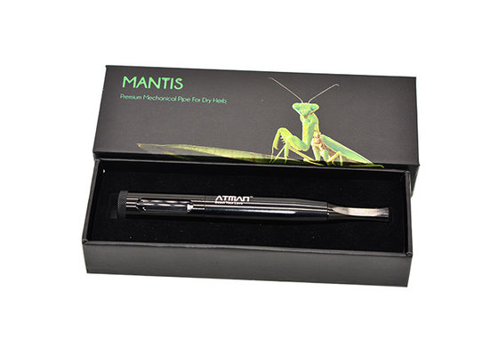 Mechanical Metal Smoking Twisty Glass Pipe Atman Mantis For Dry Herb Tobacco