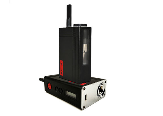 Black Color Portable Herbal Vaporizer / Atman Almighty Vaporizer 60 * 30 * 109 Mm