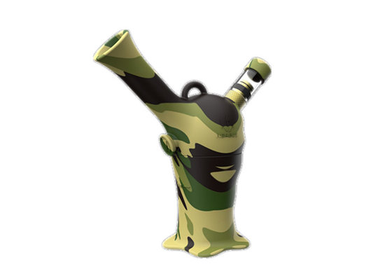 ATMAN Nereus Water Hand Pipe , Silicone Tobacco Pipe Ergonomic Design For Dry Herb