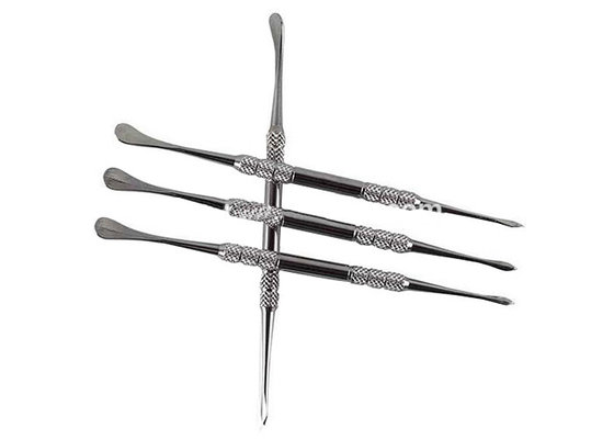 Durable Smoking Stainless Steel Dab Tool / Oil Dab Wax Tools With Double Sided