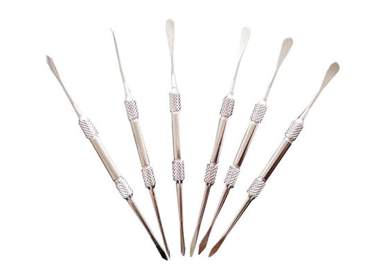 Two Ways Silver Stainless Steel Dab Tool Perfect For Wax / Concentrate