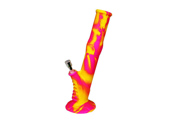 2 Pieces Design Silicone Nectar Collector With Glass Bowl Hand Pipe