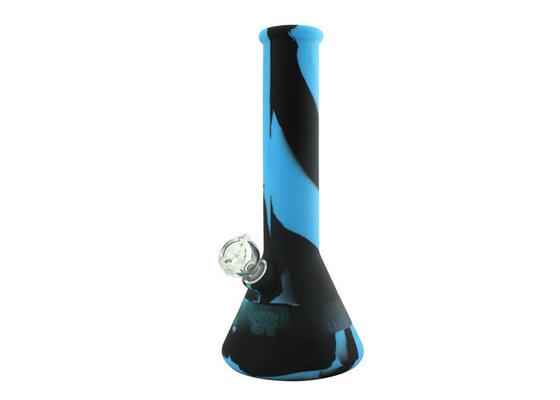 Unbreakable Silicone Smoking Pipe / Standard Water Hand Pipe Non - Toxic