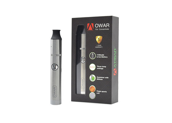 Atman Owar Wax Vaporizer / Triplet Quartz Coils Built In Micro USB Charging Port