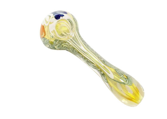 Colorful Appearance Twisty Glass Pipe Beauty And Durable 100% No Burning Smell