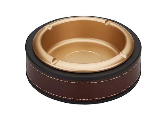 Stainless Steel Smoking Accessories / Metal Tabletop Ashtray High Grade