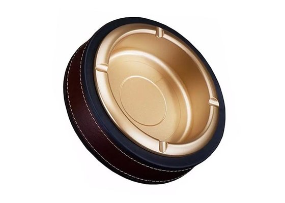 Stainless Steel Smoking Accessories / Metal Tabletop Ashtray High Grade