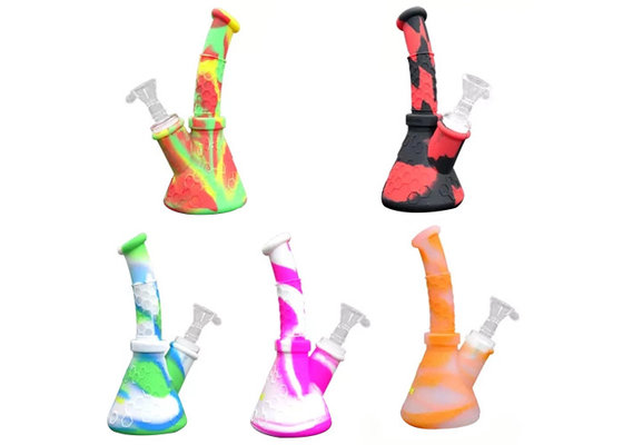Unique Design Honeycomb Texture Silicone Water Pipe Bongs Smoking Hookah