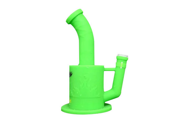 Silicone Tobacco Pipe / Silicone Nectar Collector 11 Colors Hookah Water Percolator