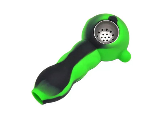 Silicone Smoking Pipes Water Bubblers Pipes For Smoking Colorful
