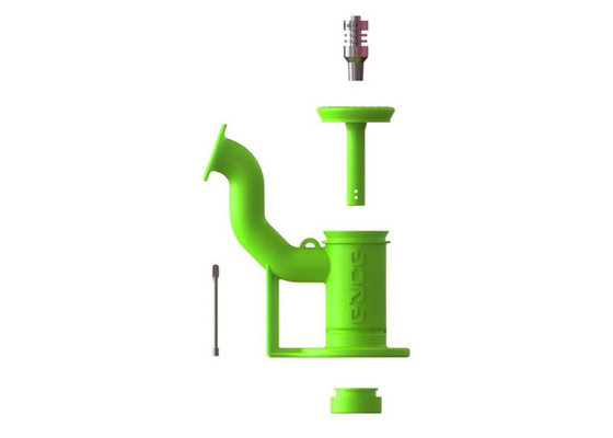 Portable Silicone with Titanium Nail/Silicone Cap and Stainless steel dabber Kits,Use WAX,Multiple colors