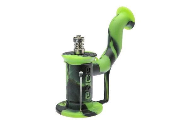 Portable Silicone with Titanium Nail/Silicone Cap and Stainless steel dabber Kits,Use WAX,Multiple colors