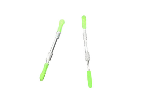 Three Length Stainless Steel Dab Tool With Silicone Tips Anti - Scratch